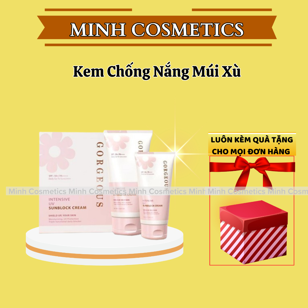 Kem Chống Nắng Múi Xù Gorgeous Chính Hãng - Minh Cosmetics | Shopee ...
