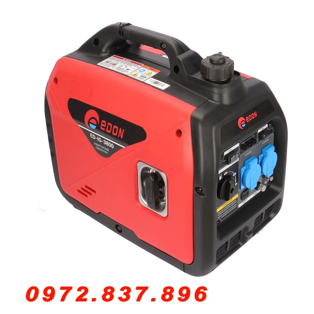 Máy Phát Điện Chạy Xăng 3Kw Edon ED-IG-3800 Siêu Cách Âm | Shopee Việt Nam