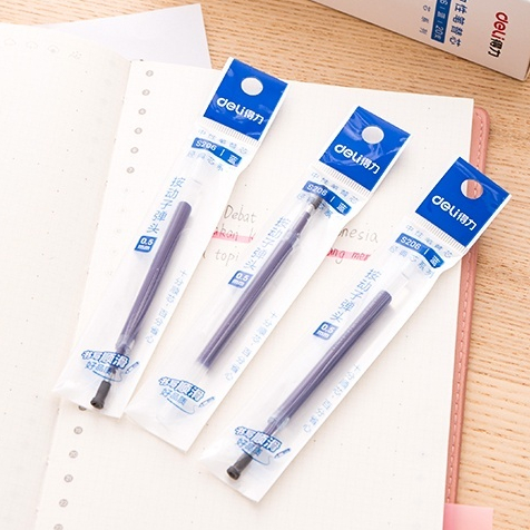 [CÓ VIDEO] Combo 10 20 Ruột Bút Gel Deli 0.5mm Cho Bút Bi Nước A575 A057B A623 S101 S60 Lâu Hết ...