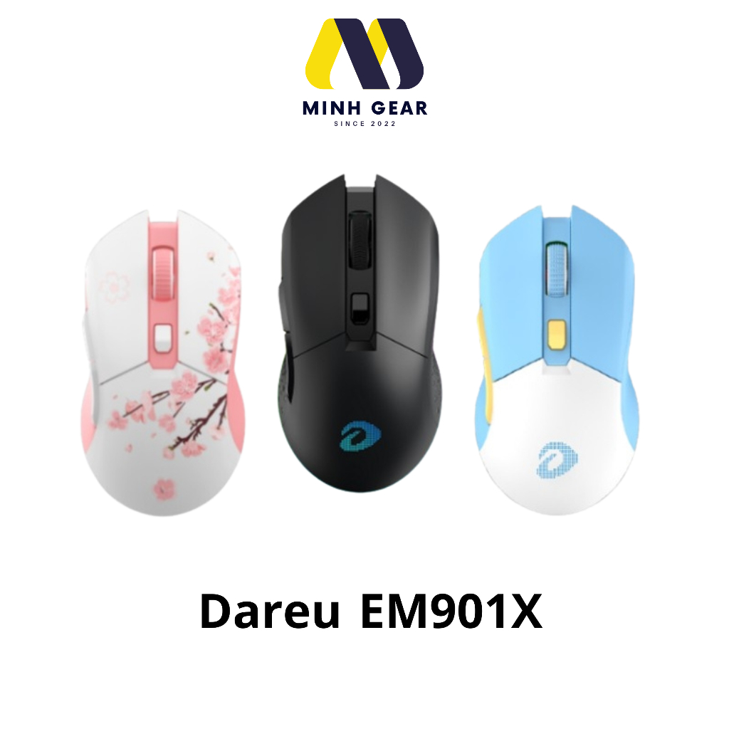 Chuột không dây Gaming DAREU EM901 / EM901X RGB - Hàng Chính Hãng ...