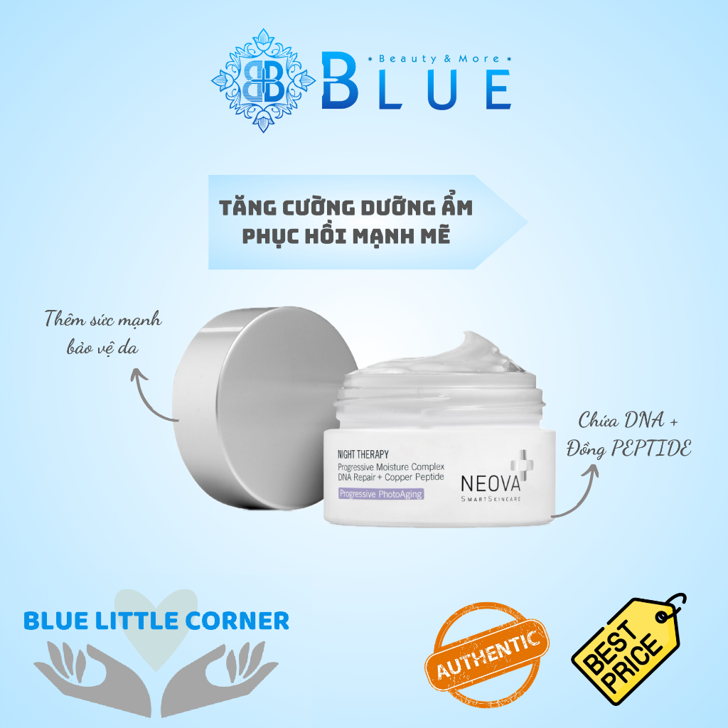 [HÀNG CÔNG TY] Kem dưỡng ẩm ban đêm phục hồi da Neova Night Therapy ...