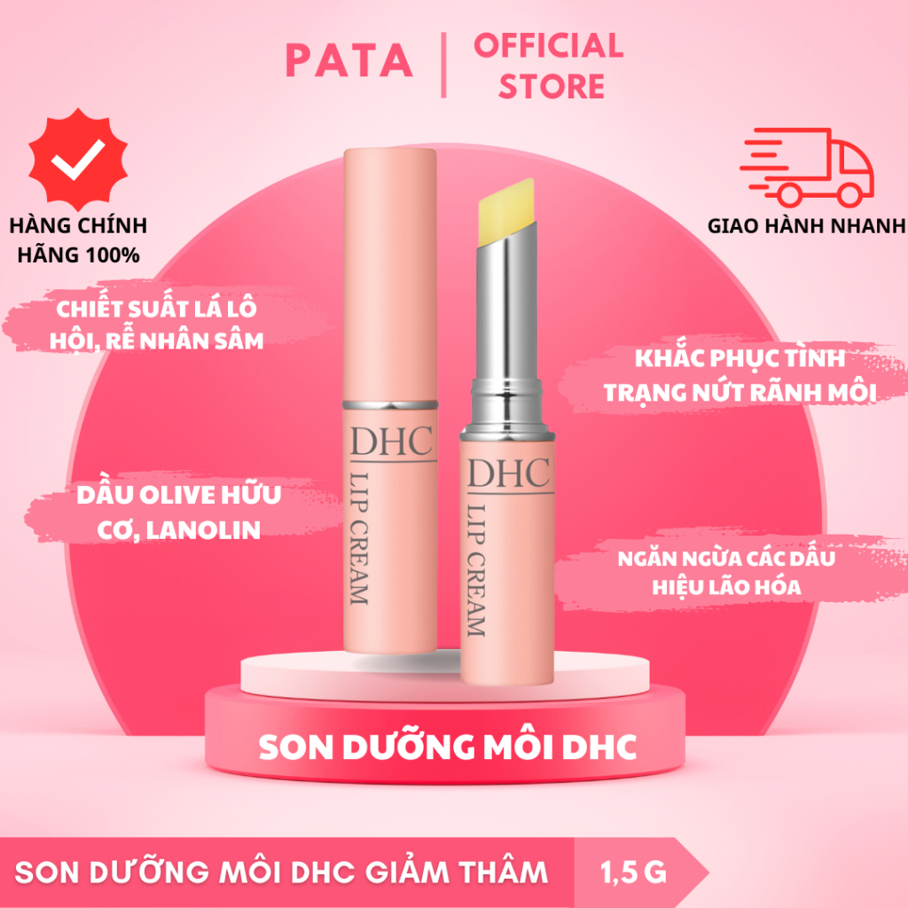 Son dưỡng môi không màu DHC giảm thâm 1,5G | Pata Store. | Shopee Việt Nam