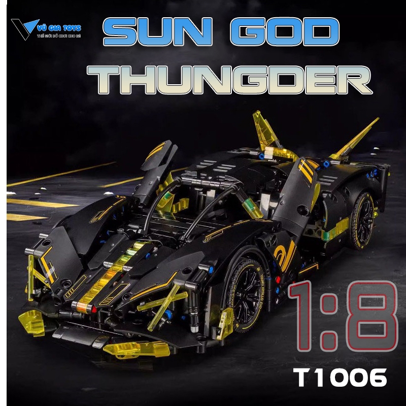 Đồ Chơi Lắp Ráp Mô Hình Trưng Bày Siêu Xe ÔTô Sun God Thunder EVO ...