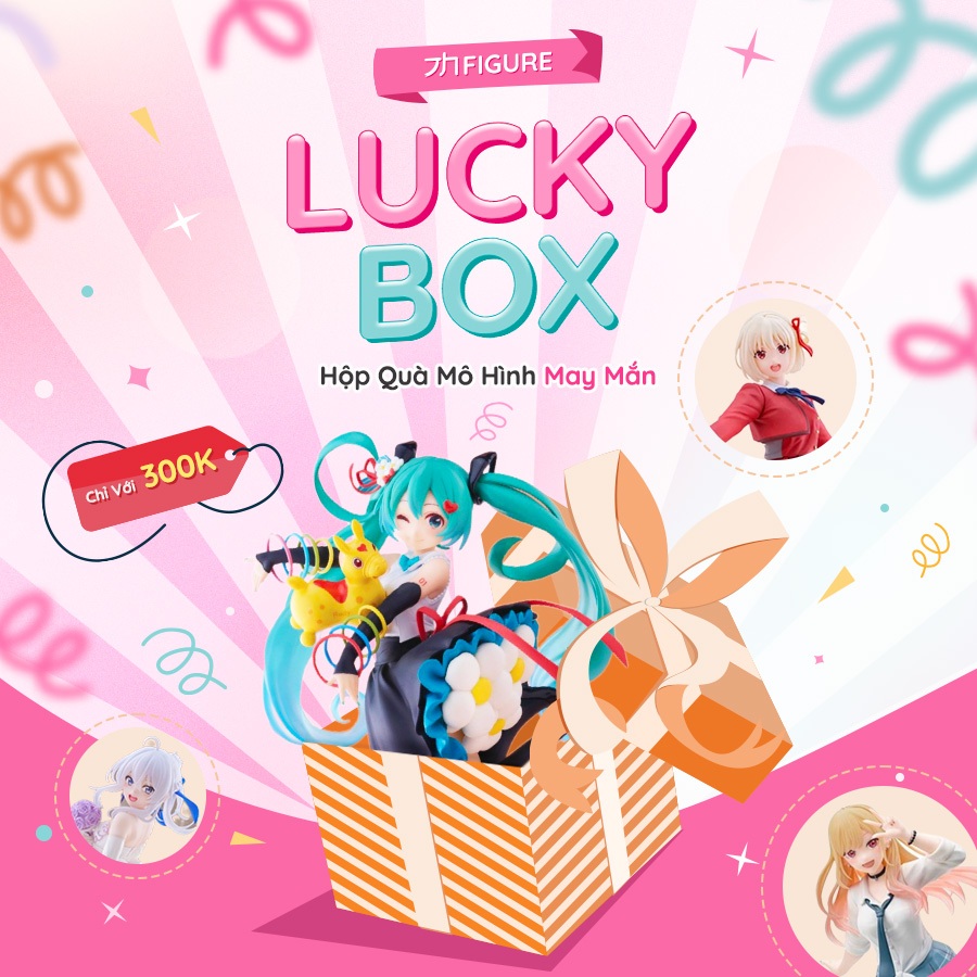 LUCKY BOX Gacha Mô Hình Anime Figure Hatsune Miku, Gotoubun, Kimetsu ...