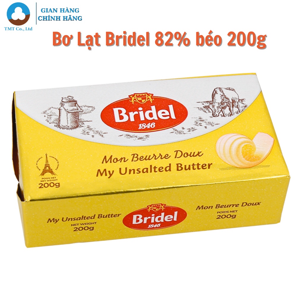 Bơ Lạt Bridel 82% béo 200g | Shopee Việt Nam