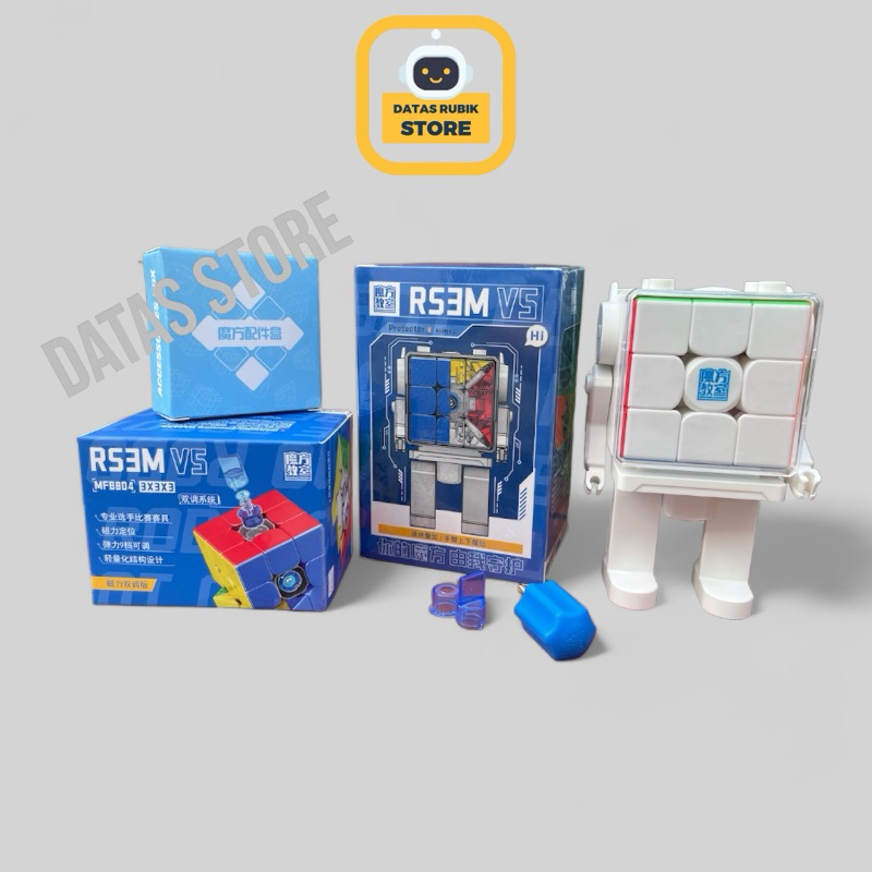Rubik 3x3 MoYu RS3M V5 RS3 M 3x3 Magnetic Ball Core UV Rubic 3 Tầng Cao ...