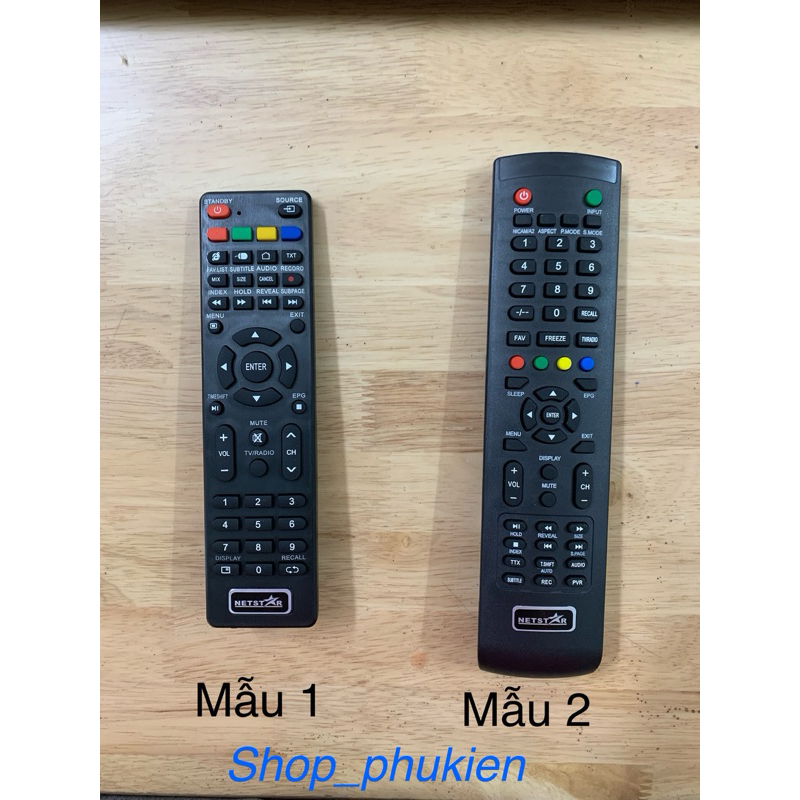 Remote Điều khiển tivi led NETSTAR Smart + kèm pin | Shopee Việt Nam