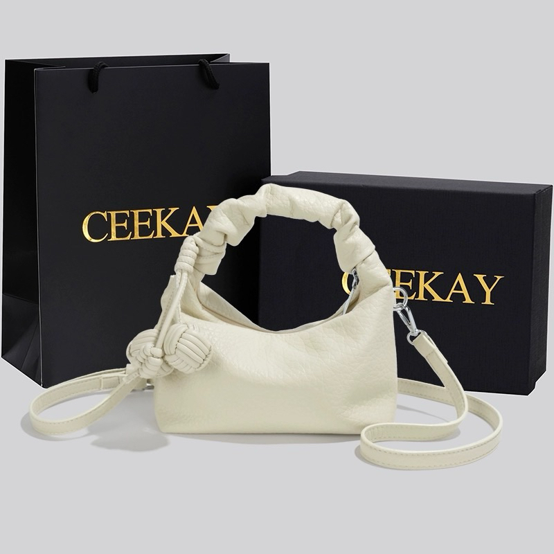 Túi xách tay, đeo chéo, đeo vai da vân, phối quai xách độc đáo CEEKAY CK169 [ORDER] [kèm túi ...