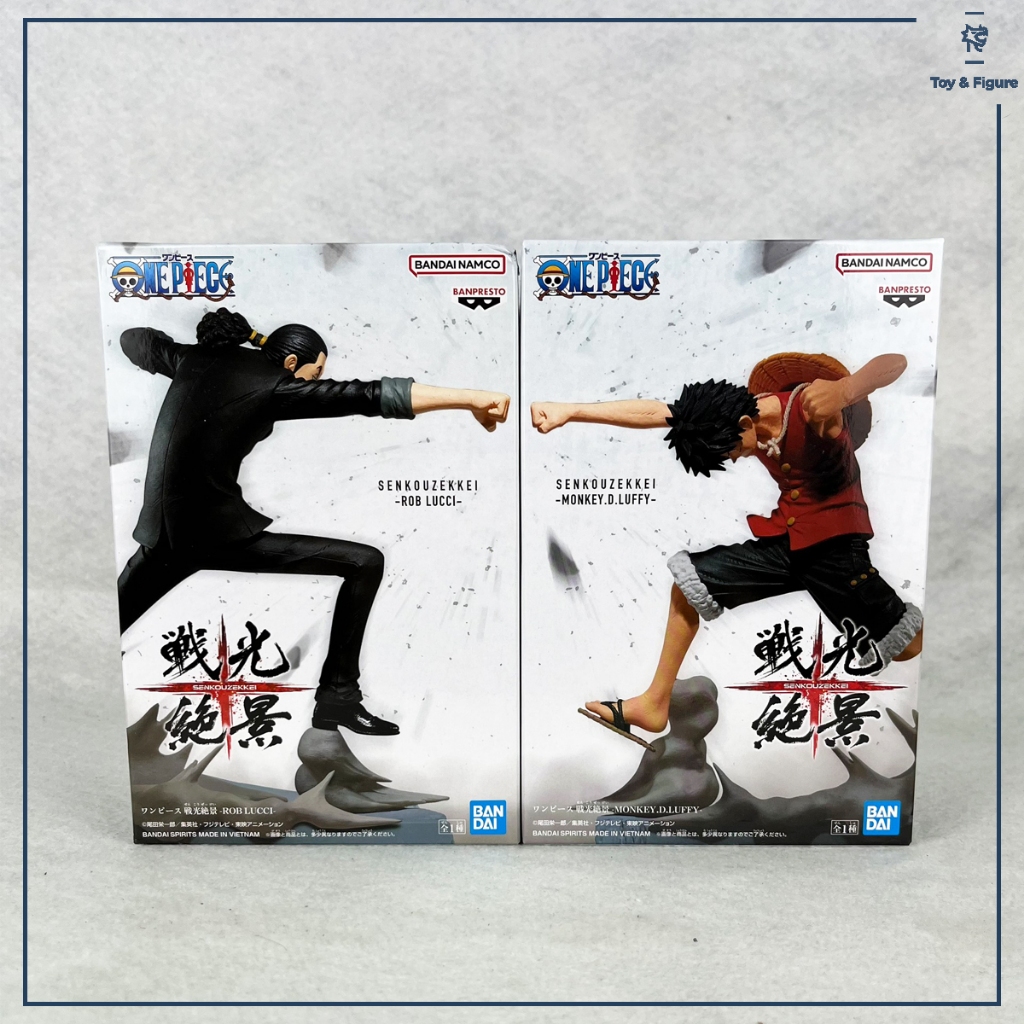 Mô Hình Chính Hãng LUFFY VS LUCCI - ONE PIECE SENKOZEKKEI | Shopee Việt Nam
