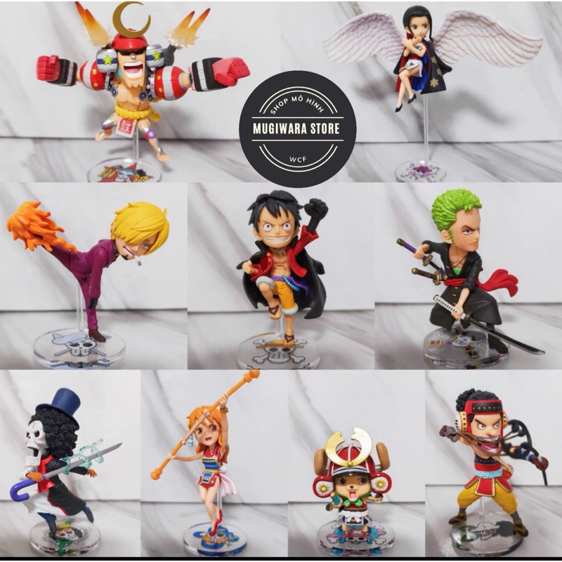 Bộ đế custom icon mô hình WCF băng Luffy và Germa | Shopee Việt Nam