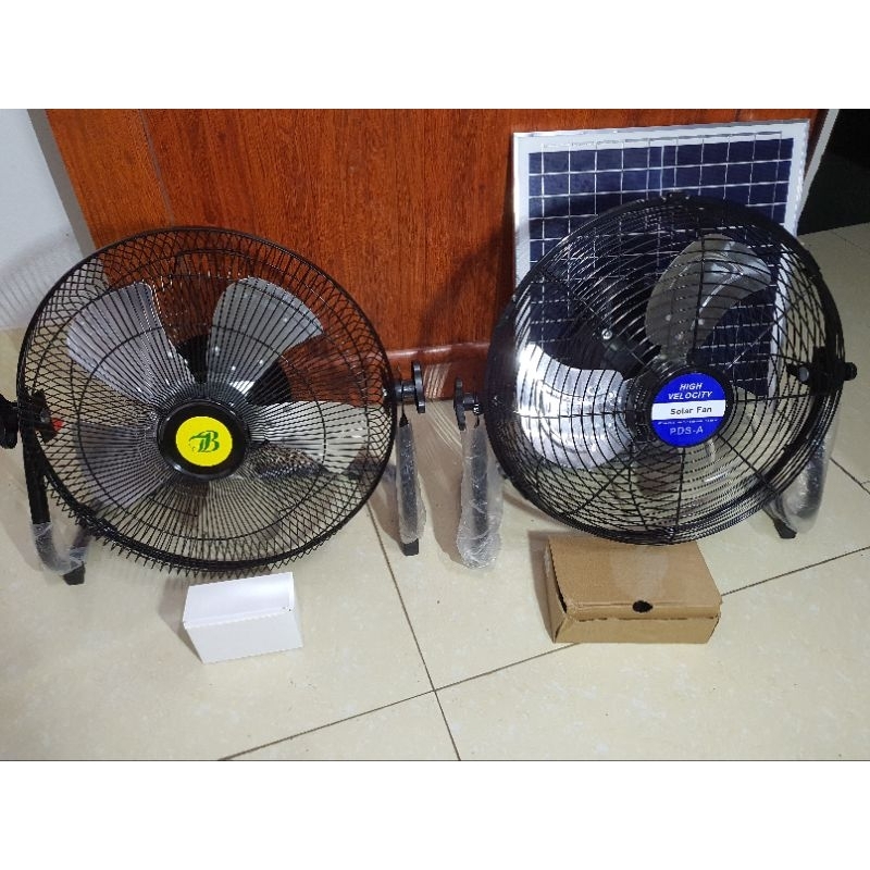 Quạt tích điện chân quỳ, động cơ khôi chổi than kèm tấm nlmt (dl pin ...