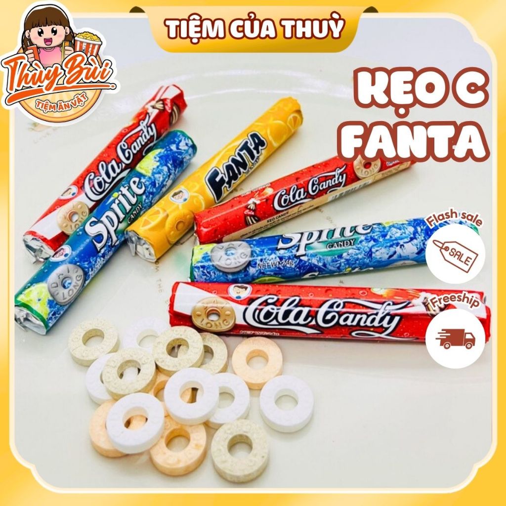 Kẹo C Fanta Cam - Sprite Chanh - Coca Candy, Kẹo Xê Trái Cây - đồ ăn ...