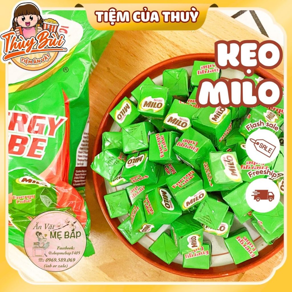 [LẺ 1 VIÊN] Kẹo Milo Cube Cacao Thái Lan 2.75G Kẹo Milo Energy Cube ...