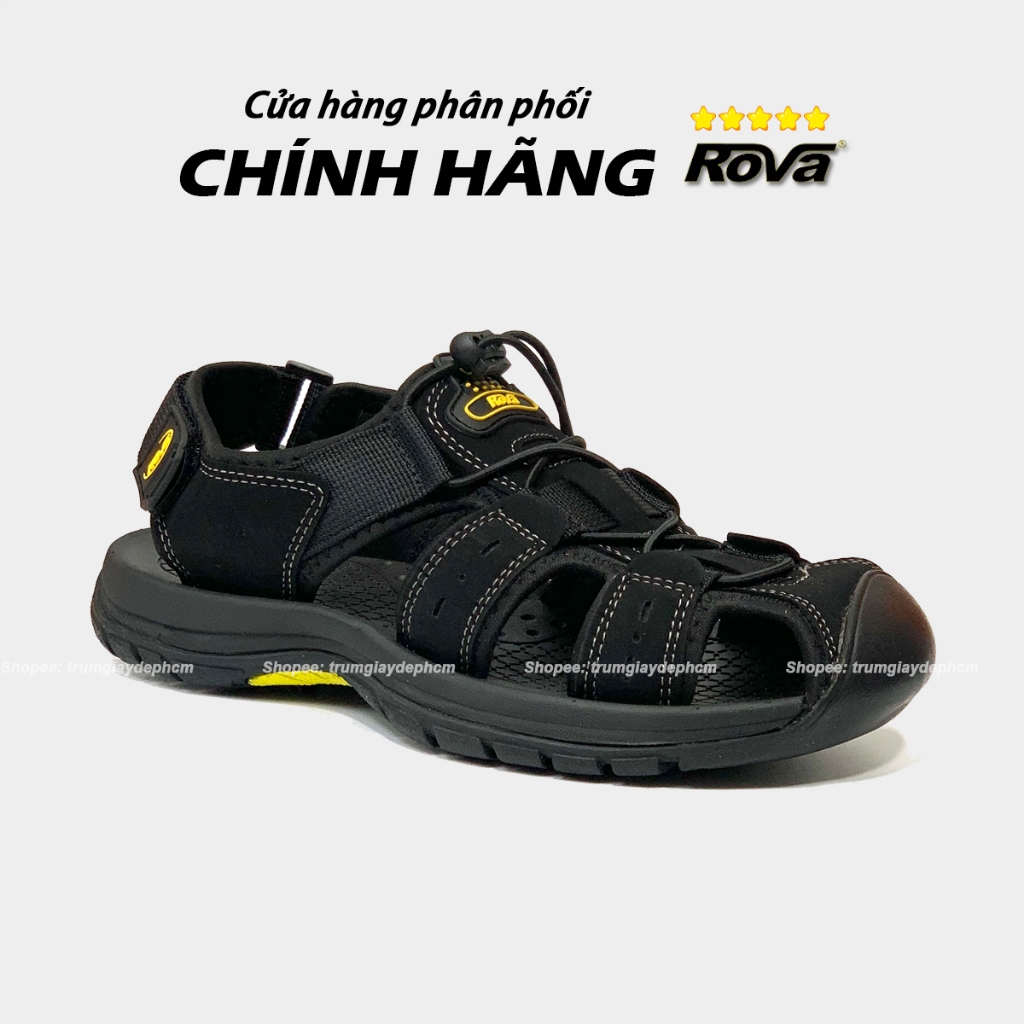 Giày Sandal Bít Mũi Hiệu Rova Nam Nữ - Mã RV945 Đen | Shopee Việt Nam