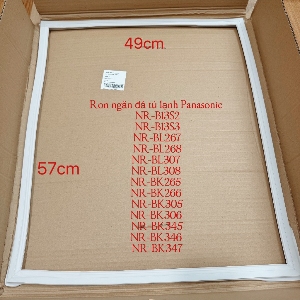 [Gioăng tủ lạnh] Ron ngăn đá tủ lạnh Panasonic NR-B13S2/ NR-BL267/ NR-BK265/ NR-BK305/ NR-BL345 ...