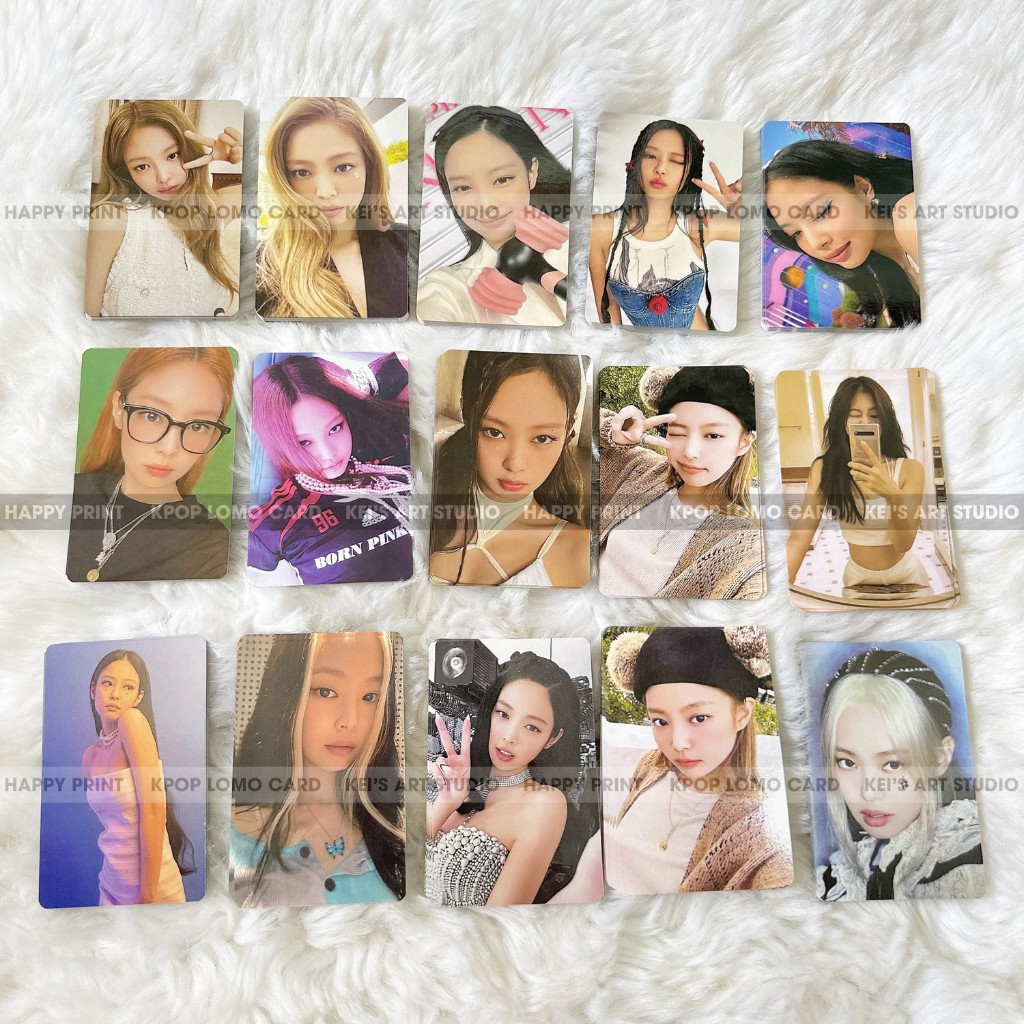 [CARD LOMO] JENNIE Blackpink: Jen gấu, Jen nháy, Jen say hi, Jen lệ ...