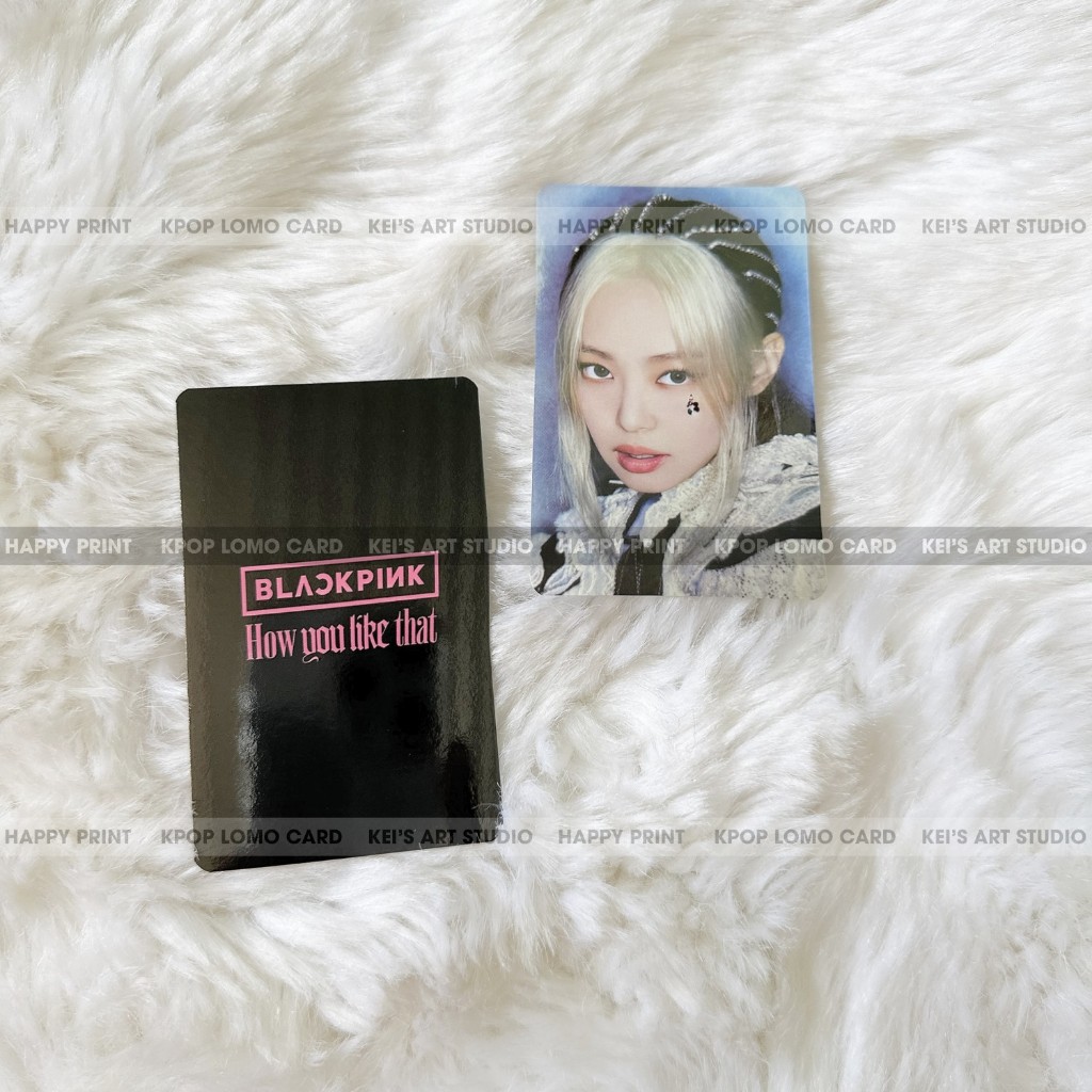 [CARD LOMO] JENNIE Blackpink: Jen gấu, Jen nháy, Jen say hi, Jen lệ ...