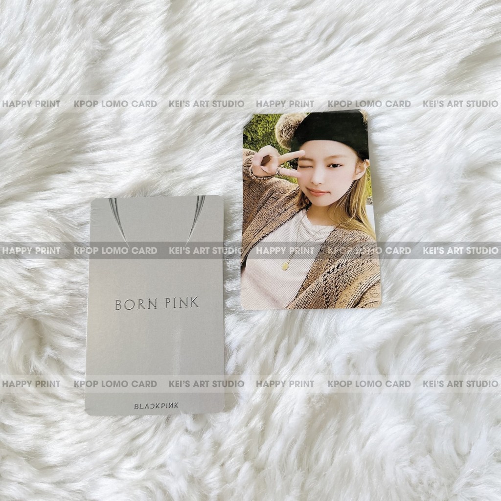 [CARD LOMO] JENNIE Blackpink: Jen gấu, Jen nháy, Jen say hi, Jen lệ ...