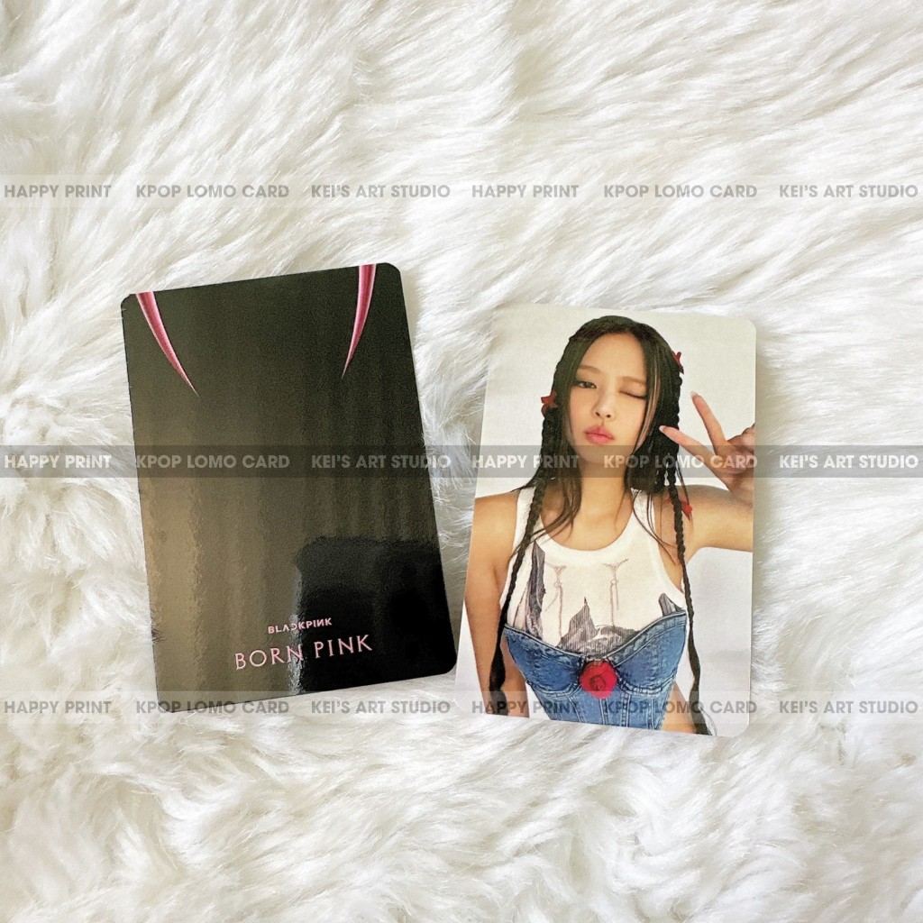 [CARD LOMO] JENNIE Blackpink: Jen gấu, Jen nháy, Jen say hi, Jen lệ ...