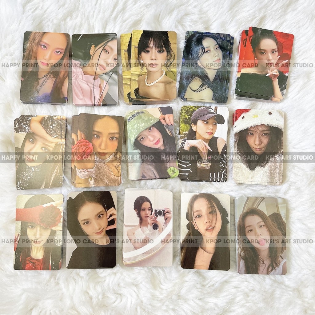 [CARD LOMO] JISOO Blackpink: Soo kitty, Soo bông, Soo gương, Soo mũ ...