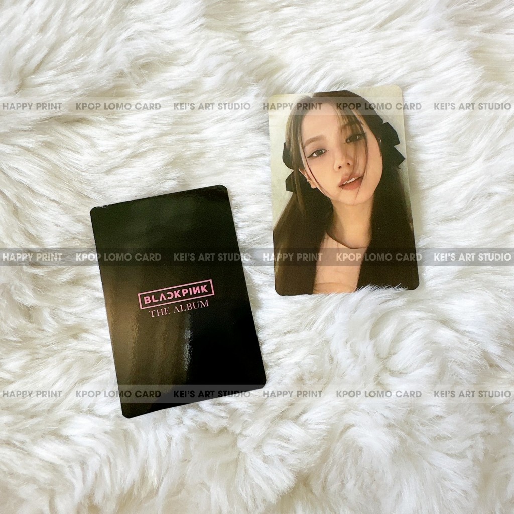 [CARD LOMO] JISOO Blackpink: Soo kitty, Soo bông, Soo gương, Soo mũ ...