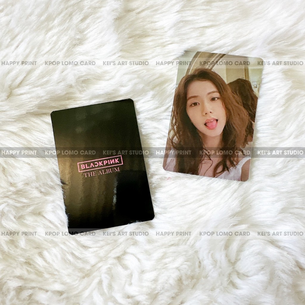 [CARD LOMO] JISOO Blackpink: Soo kitty, Soo bông, Soo gương, Soo mũ xanh, Soo lè, Soo nơ, Soo má ...