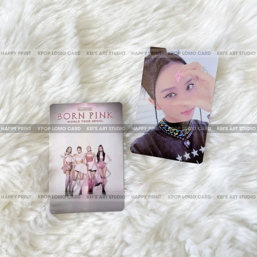 [CARD LOMO] JISOO Blackpink: Soo kitty, Soo bông, Soo gương, Soo mũ xanh, Soo lè, Soo nơ, Soo má ...