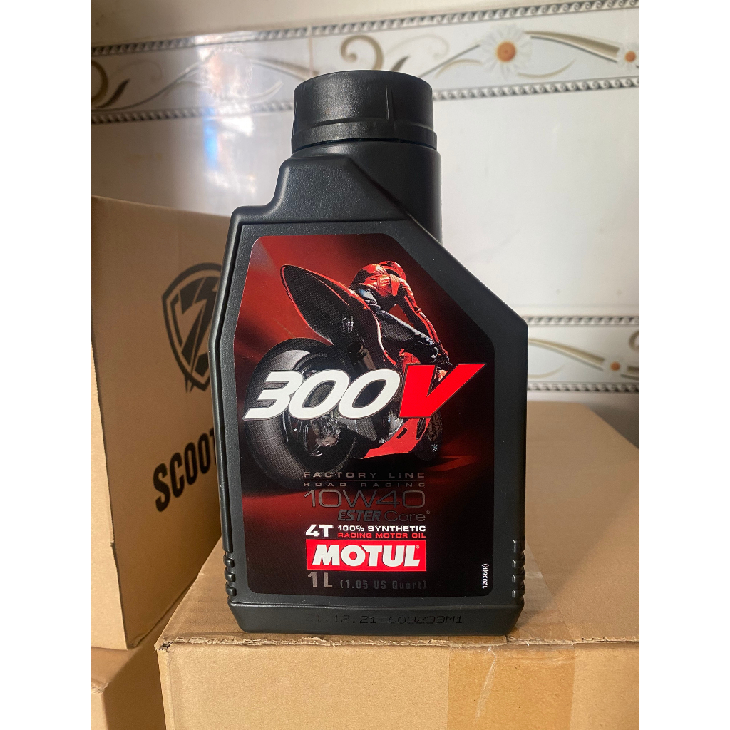nhớt tổng hợp Motul 300V 10W40 nhập 100% Pháp [Tem 3 lớp] | Shopee Việt Nam
