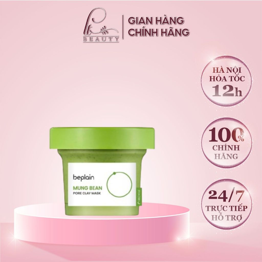 Mặt nạ đất sét Beplain Mung Bean Pore Clay Mask 120ml | Shopee Việt Nam