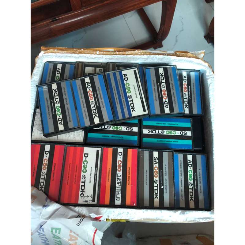 Băng Cassette TDK Tem Đỏ Dòng Víp C60 Và C90 Hàng Đấu Nhật Về Còn Gần ...
