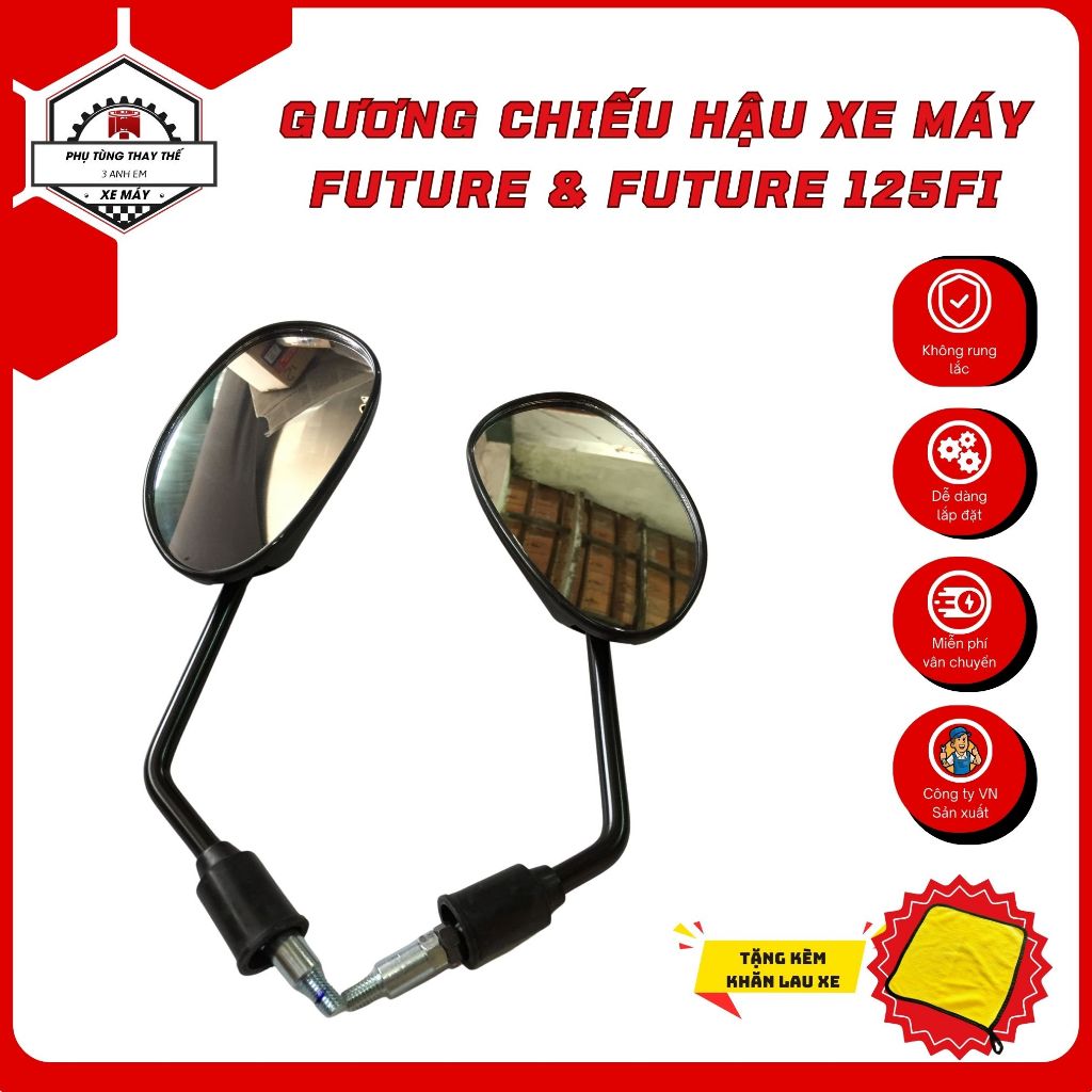 Gương xe Future & Future125 zin chính hãng G.Đ , kính chiếu hậu hàng ...