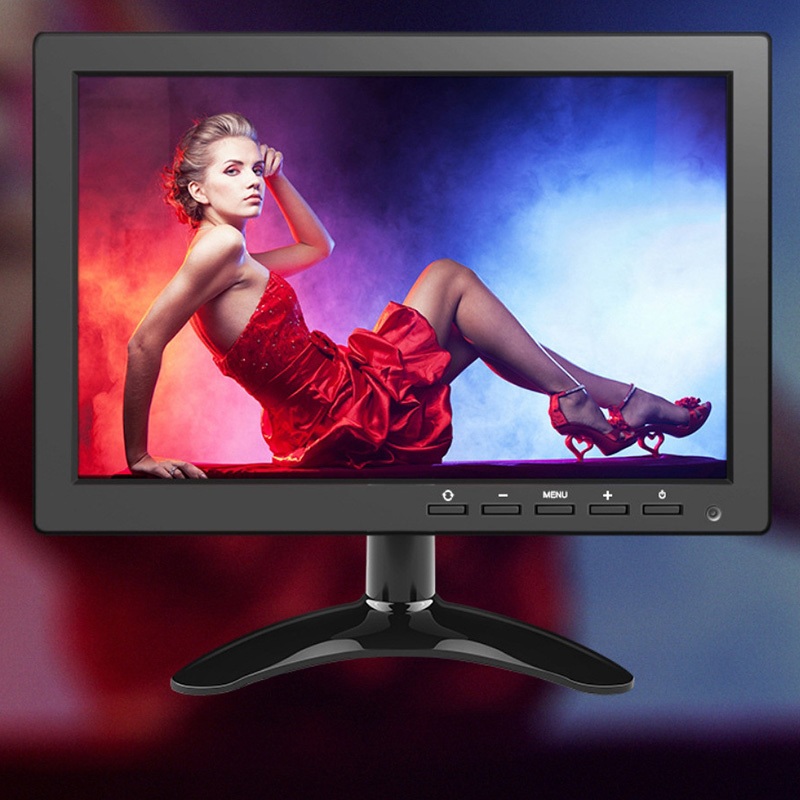 Màn Hình LCD 10 Inch HD Có Cổng VGA AV HDMI USB Cho Ô Tô | Shopee Việt Nam