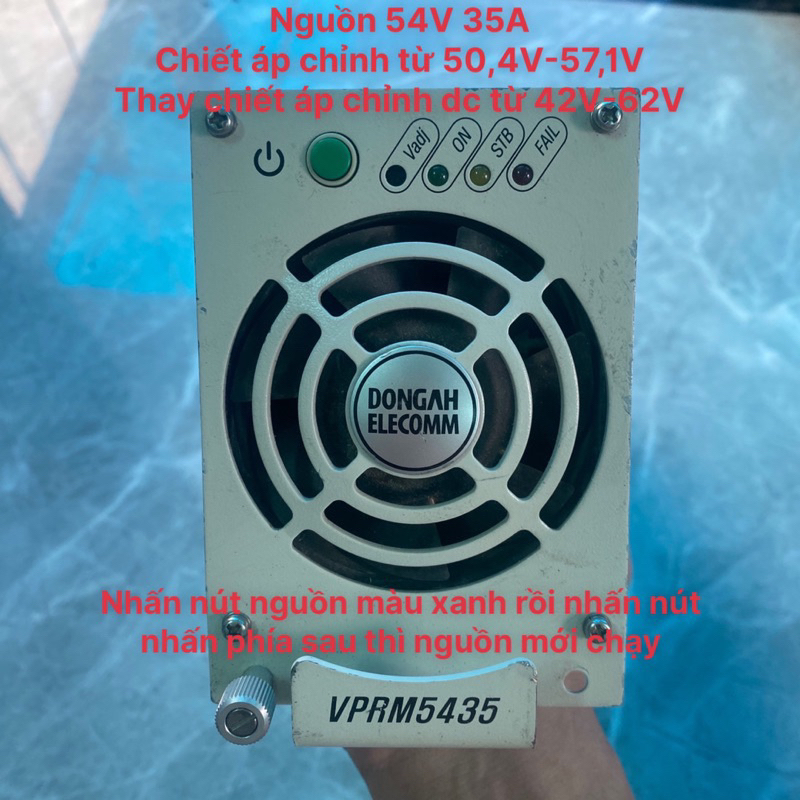 Nguồn viễn thông 48v-54v 1600w-7500ww hàng tháo tủ chất lượng cao, nguồn chỉnh từ 36-60v 1800w ...