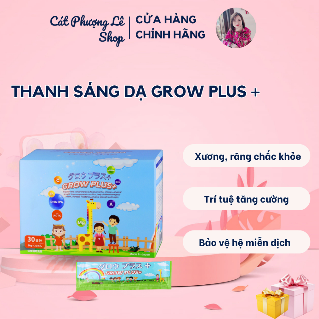 Thanh Sáng Dạ Grow Plus+ Giúp Bé Phát Triển Trí Não, Mắt Sáng, Thông ...