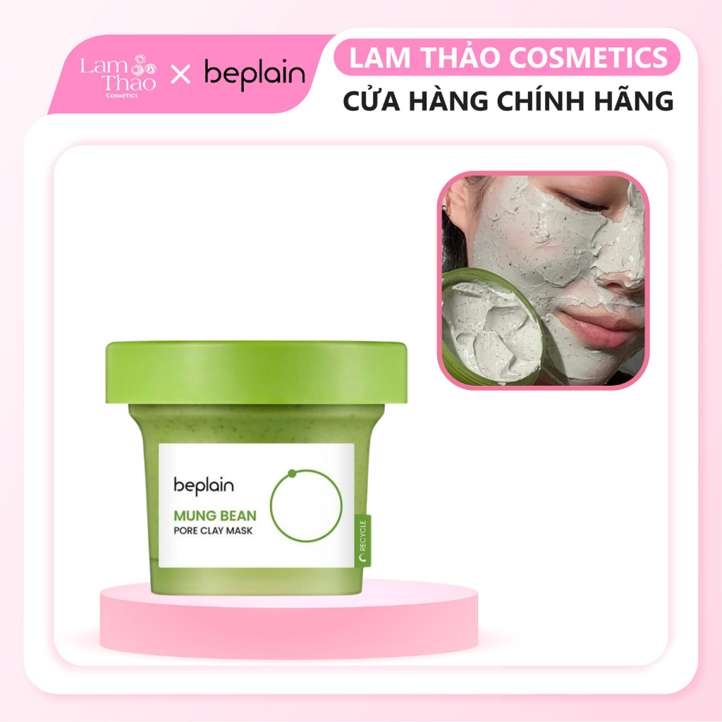 Mặt Nạ Đất Sét Beplain Mung Bean Pore Clay 120ml | Shopee Việt Nam