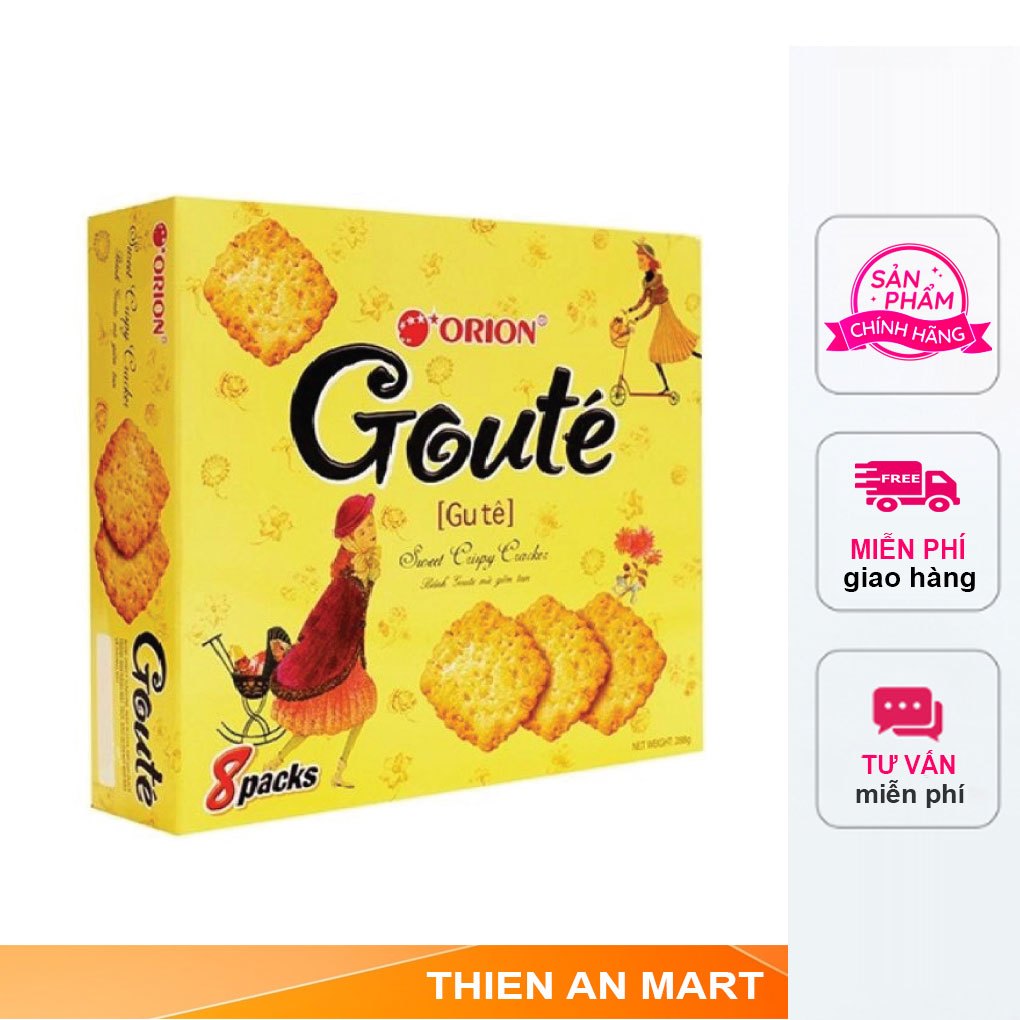 Bánh Quy Goute' Mè Orion Hộp 288g | Shopee Việt Nam