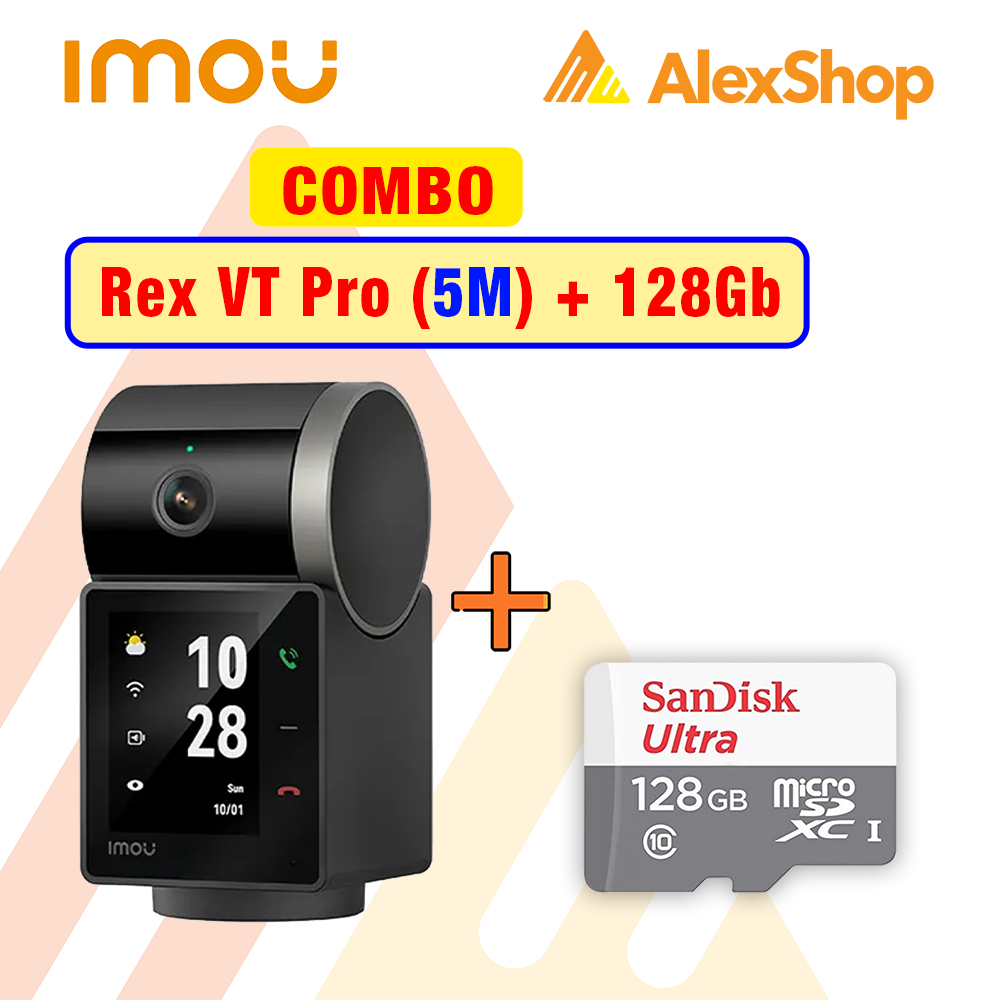 [COMBO] Camera Imou Rex VT Pro 5M + Thẻ Nhớ 128Gb, Pin thích Hợp ...