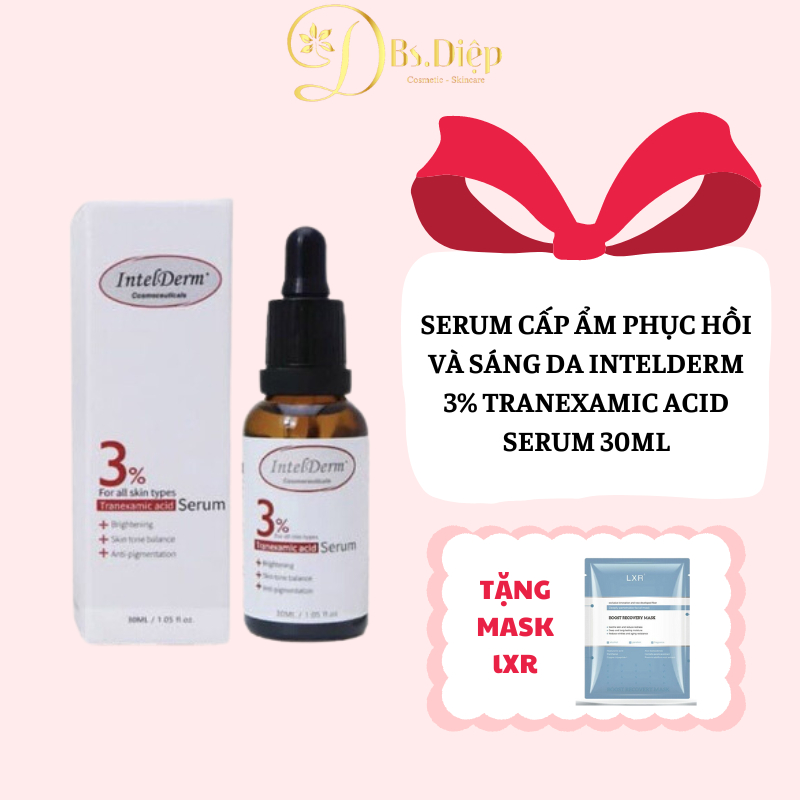 Serum Intelderm cấp ẩm phục hồi và sáng da IntelDerm 3% Tranexamic Acid ...