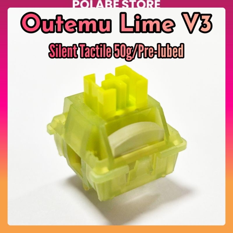 Công tắc Outemu Silent Peach v3 linear switch bàn phím cơ Outemu Silent Lemon v2 tactile switch ...