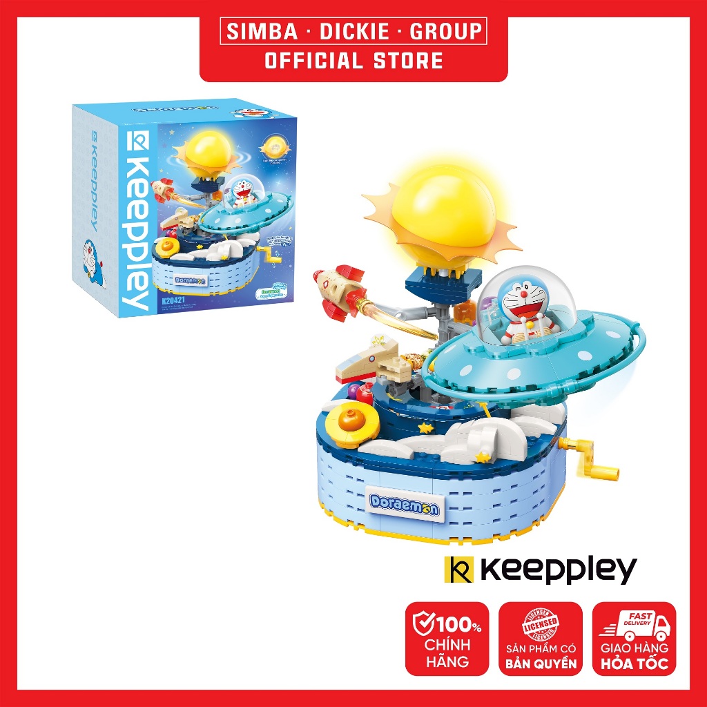 Đồ Chơi Lắp Ráp KEEPPLEY Doraemon Space Exploration K20421 - Phi Thuyền ...