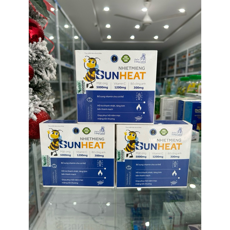 Nhiệt miệng SUNHEAT - Dùng cho người nhiệt miệng, loét miệng, chảy máu ...
