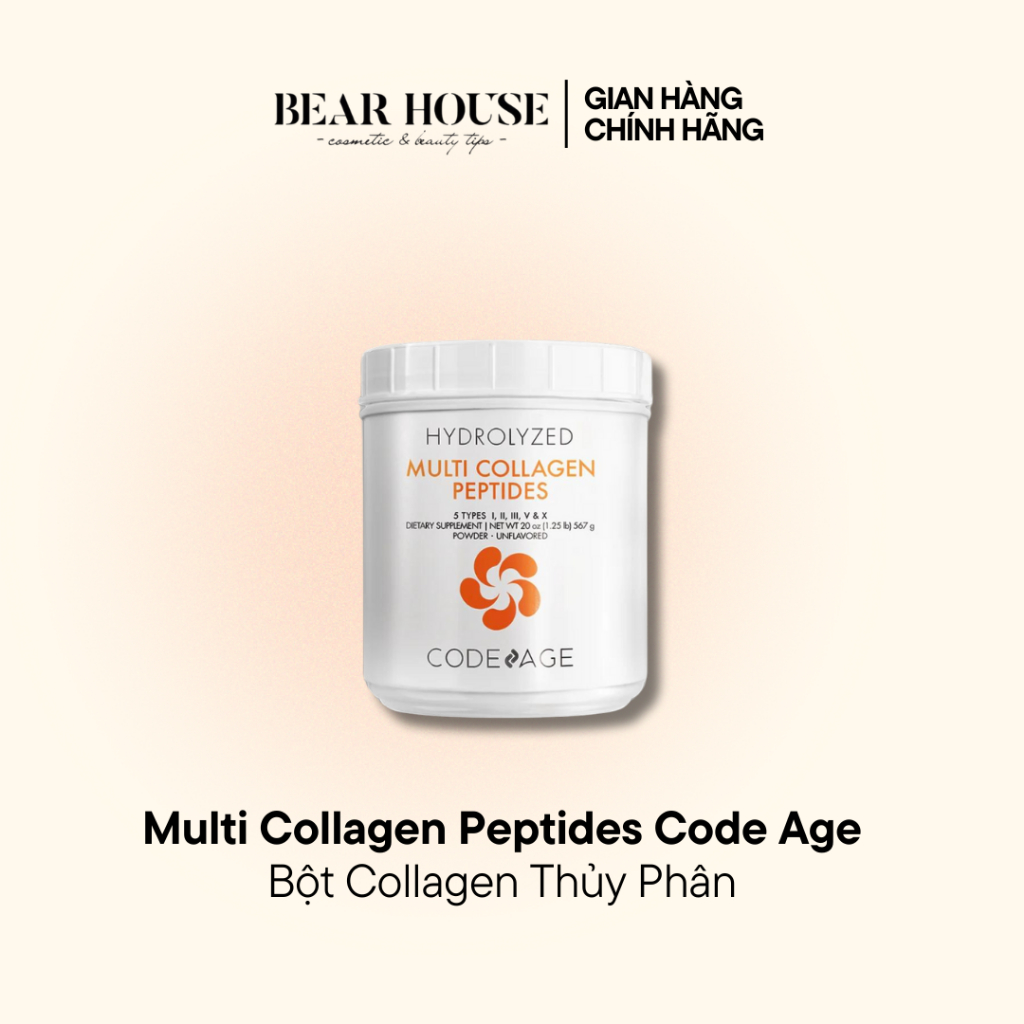 Bột Collagen Thủy Phân Code Age Hydrolyzed Multi Collagen Peptides Tổng ...