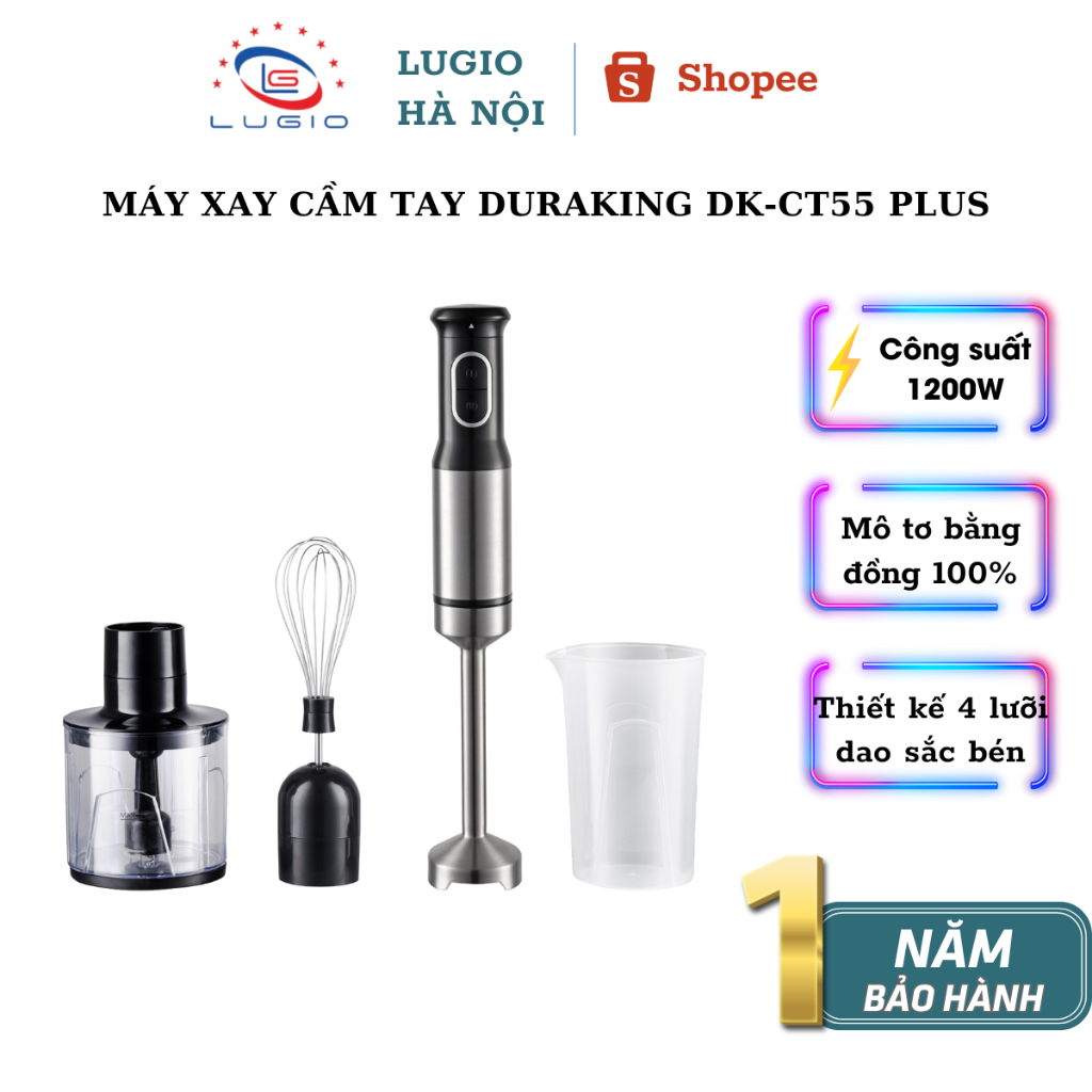 Máy xay cầm tay đơn thương hiệu DURAKING, model DK-CT55 | Shopee Việt Nam
