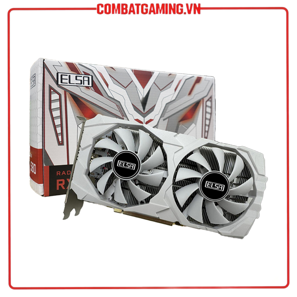 VGA Card Màn Hình ELSA RADEON RX580 8GB DDR5 VGA T-Wolf RX 580 8GB DDR5 ...