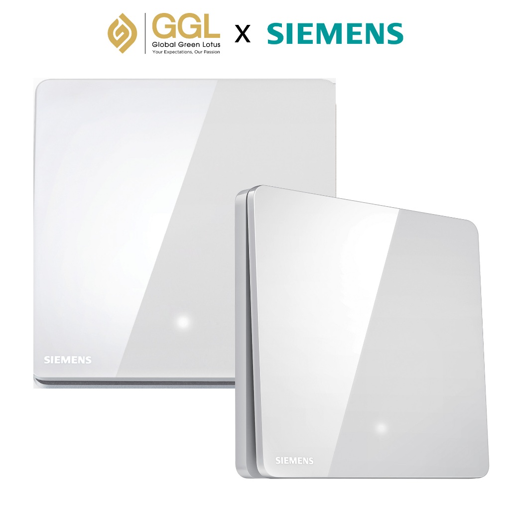 CÔNG TẮC ĐƠN,ĐÔI, BA ARINA SIEMENS 1 CHIỀU, 2 CHIỀU 16AX CÓ LED FULL ...
