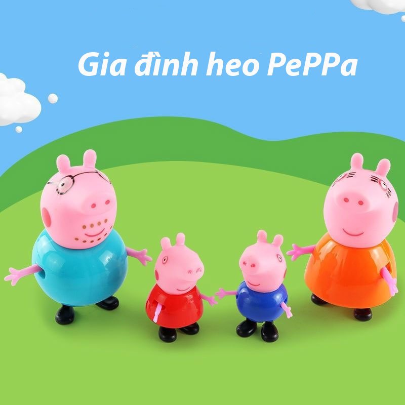Đồ chơi trẻ em Mô hình nhân vật hoạt hình Gia đình heo Peppa - Figure ...