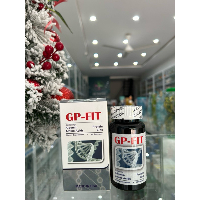 GP-FIT nhập khẩu Mỹ hộp 60 viên bổ sung Đạm, Albumin, Acid amin, Tăng ...