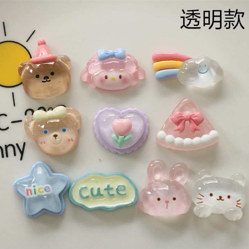 Sticker Charm trong dễ thương Phụ Kiện Trang Trí Dép | Shopee Việt Nam