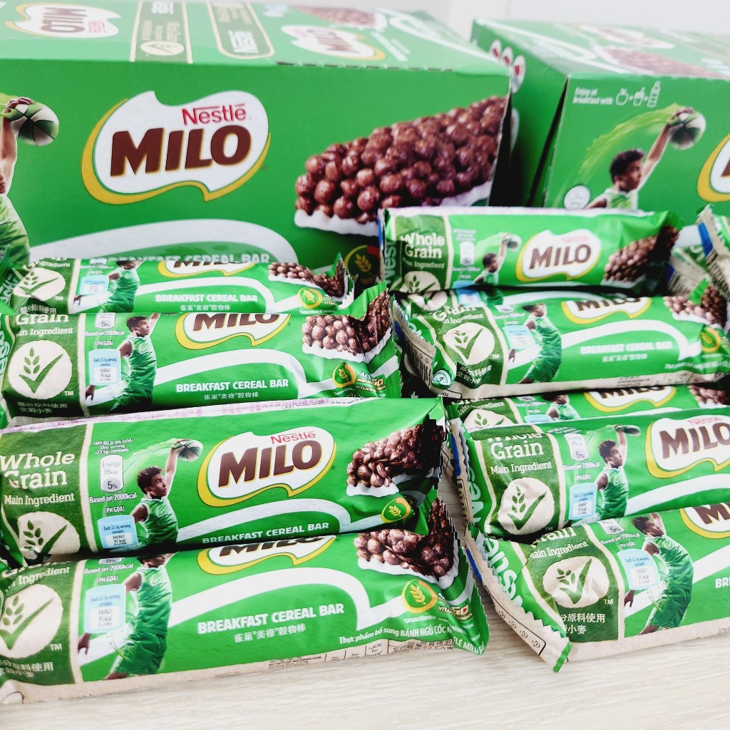 24 thanh MILO ngũ cốc 23.5g, thanh dinh dưỡng ngũ cốc ăn sáng | Shopee ...