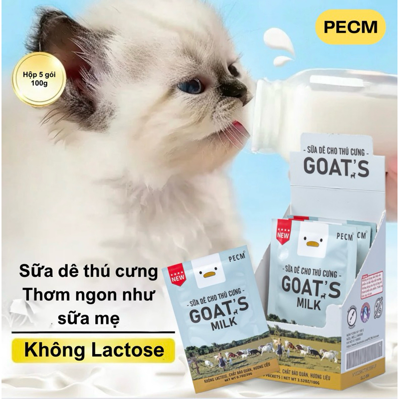 GOAT’S MILK - Sữa Dê Cho Chó Mèo Thú Cưng Pet Không Đường Lactose Không ...